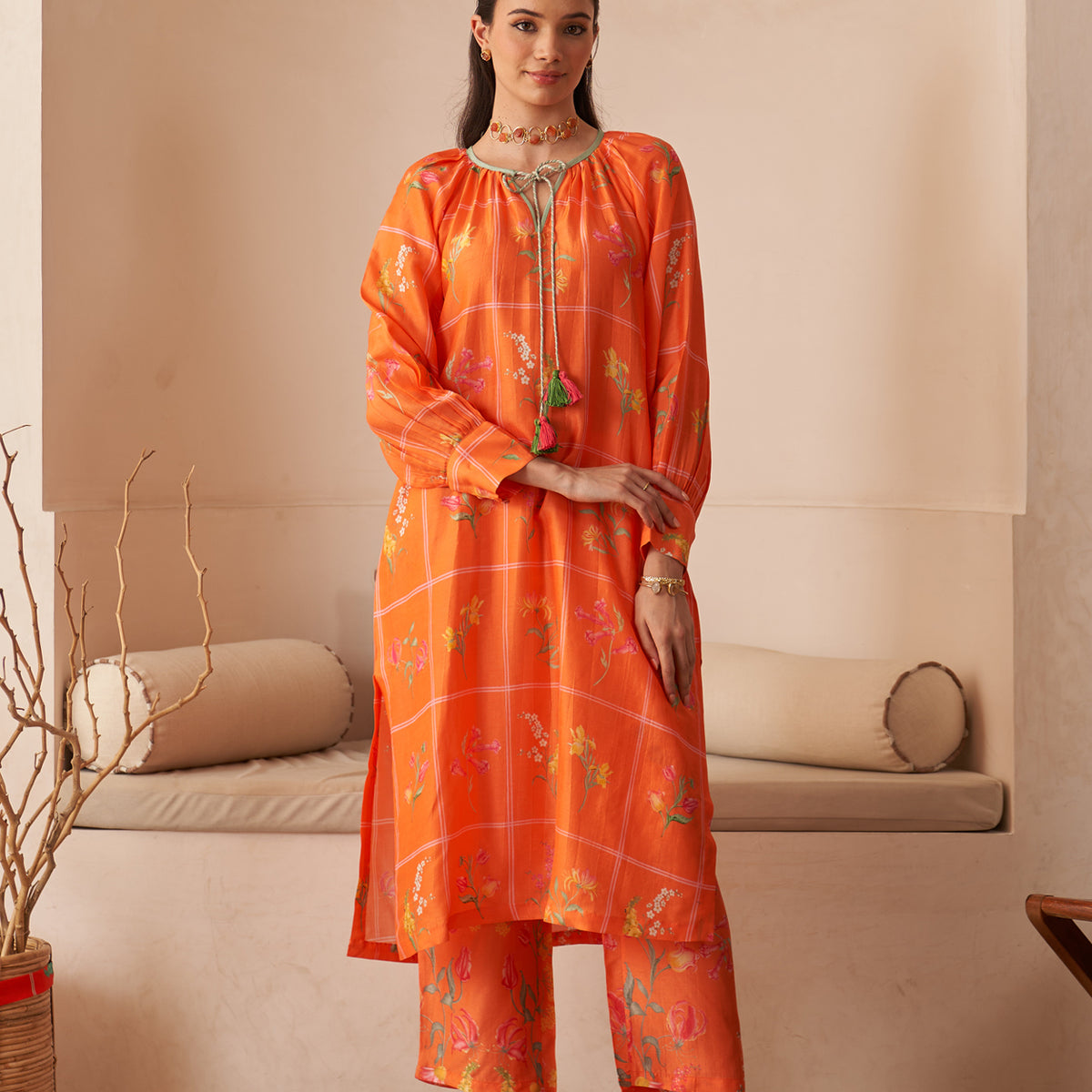 Orange Yasmin Set – houseofsoi