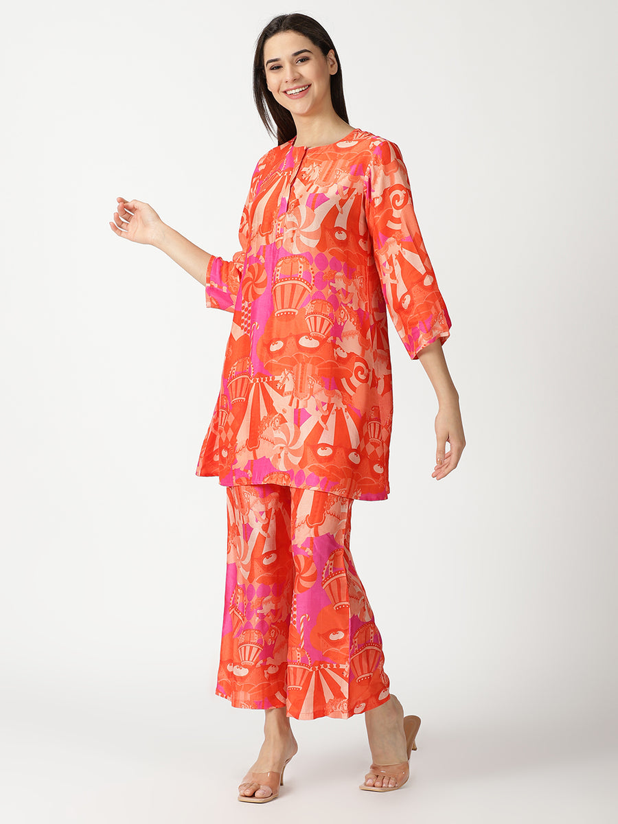 Orange and Pink Burro Co ord set – houseofsoi